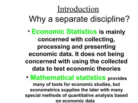 Basic Econometrics Lectues 1 Ppt