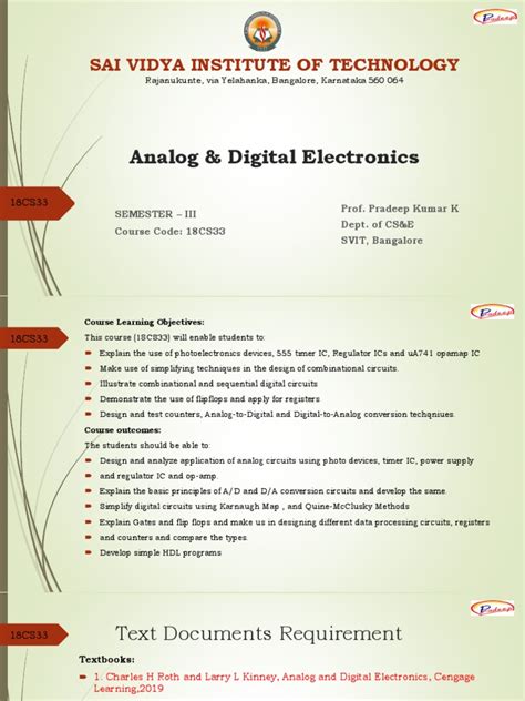 ade module 3 svit pdf logic gate electronic circuits