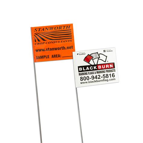 Custom Poly Flags 4″ X 5″ Bmc