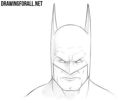 How To Draw Batmans Face