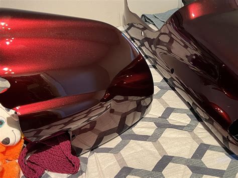 Candy Pearl Black Cherry Basecoat Quart Complete Kit Over Black Base
