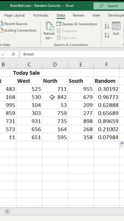 easy random data sorting in excel excel exceltips sorttable youtube