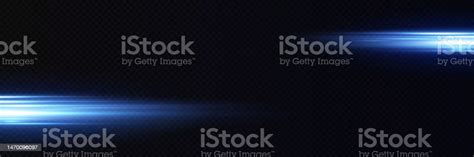 배너에 대한 모션 조명 효과 파란색 선 파란색 배경에 속도의 효과입니다 빛의 선 속도 및 움직임 벡터 렌즈 플레어 건강관리와 의술에 대한 스톡 벡터 아트 및 기타 이미지