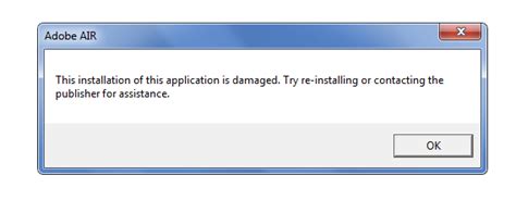 Air Error Message While Previewing Adobe Product Community 3818805