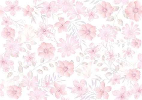 Premium Vector Horizontally And Vertically Repeatable Vector Watercolor Seamless Floral