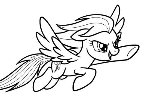 Rainbow Dash Flying Fast Coloring Play Free Coloring Game Online