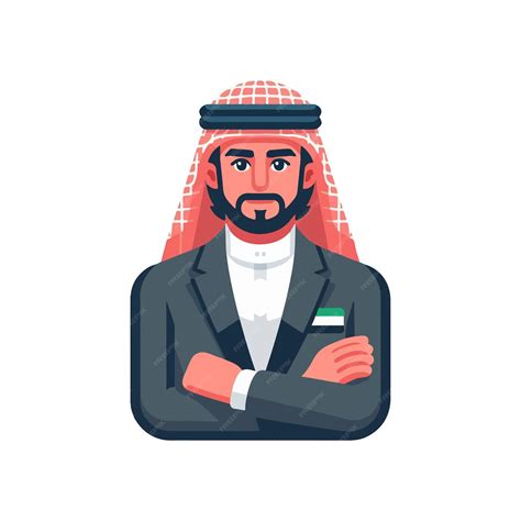 Arabic Man Ai Generated Image Premium Ai Generated Vector