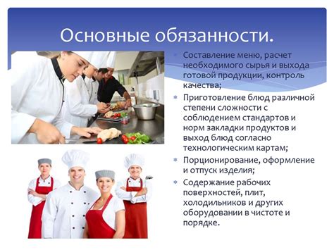 Моя будущая профессия повар кондитер презентация онлайн