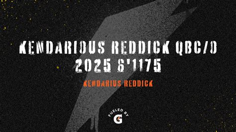 Kendarius Reddick Thomas County 2024 Senior Season Highlights