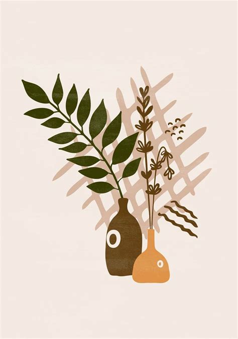 Постеры и картины ”БОХО РАСТЕНИЯ В ВАЗАХ ” купить в Санкт Петербурге по цене 290 ₽ 3480