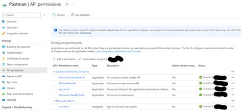 How To Authorize User Via Admin Consent For A User Trying To Gain