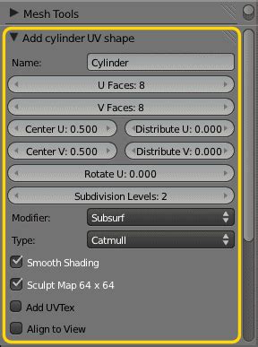 Create UV Shapes Avalab