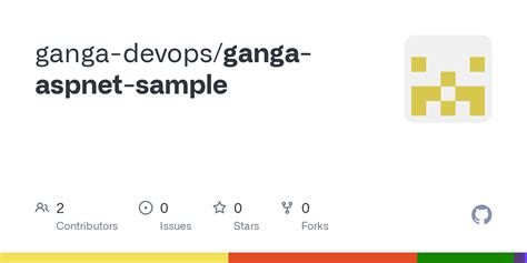 github ganga devops ganga aspnet sample