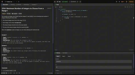 Leetcode 2554 Maximum Number Of Integers To Choose Youtube
