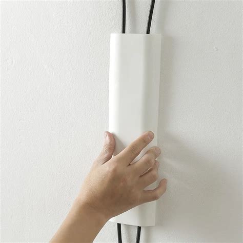 케이블 홀더 Pvc 아크 코드 와이어 커버 설치 Tv 와이어 커버 반원 장식 오픈 라인 클립 벽 케이블 후크 정리케이블 슬리브 Aliexpress