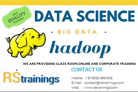 Best Quality Hadoop Training Center In Hyderabad