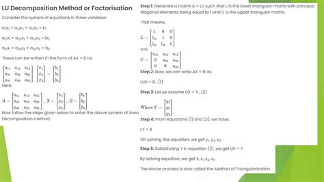 Invertible Matrix And Factorization Pptx
