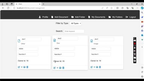 Application De Gestion Des Documents Devlopper Avec Angularnodejs Et
