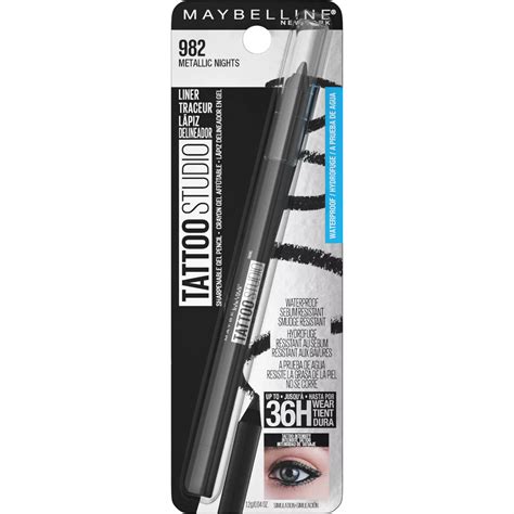 Maybelline Tattoo Studio Gel Pencil Waterproof Longwear Eyeliner