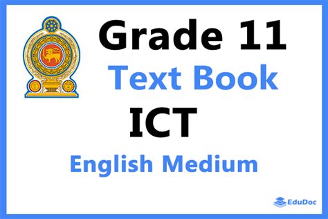 Grade 11 Information Communication Technology Ict Textbook English Medium