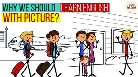 Why We Should Learn English With Picture Illustration