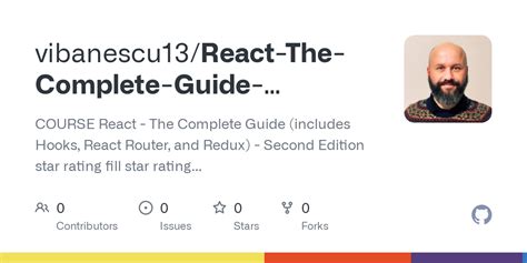 Github Vibanescu13react The Complete Guide Second Edition Course