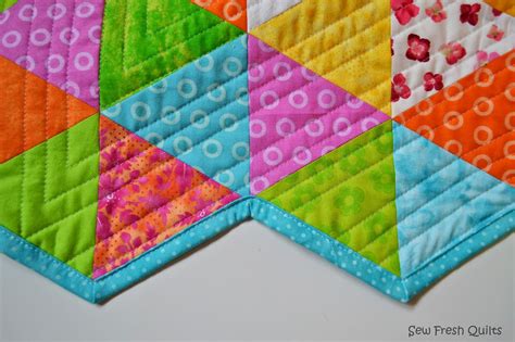 Sew Fresh Quilts Binding Inside Corners Tutorial