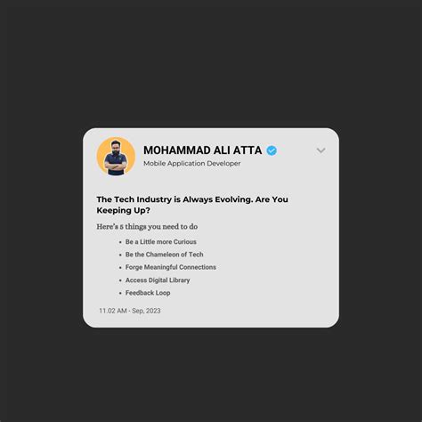 Top 5 Things For Continuous Learning In Tech Mohammad Ali Atta Posted On The Topic Linkedin