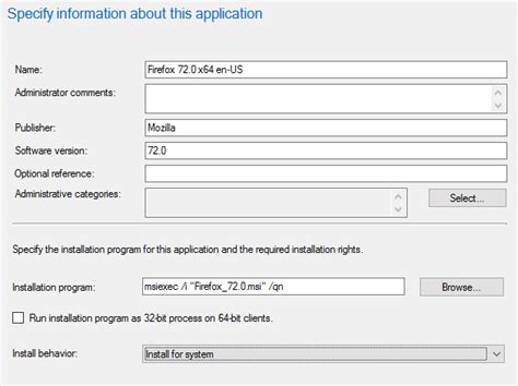 Sccm Deploy Firefox As Application Win Installer Error Lab Core The Lab Of Mrnettek