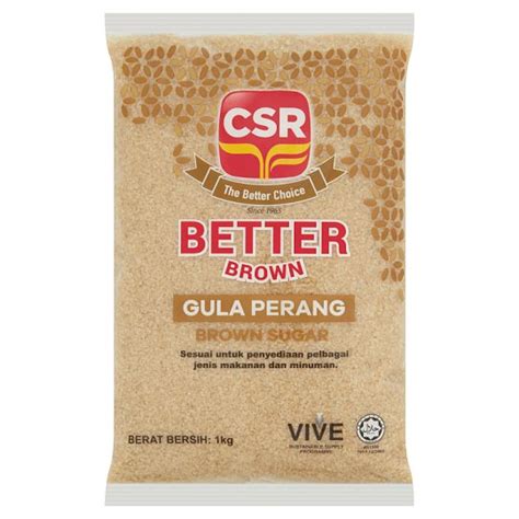Csr Better Brown Sugar 1kg Csr Gula Perang 1kg Sfs Shopee Philippines
