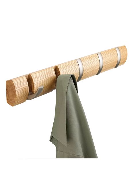 Umbra 5 Flip Hook | Natural at John Lewis & Partners