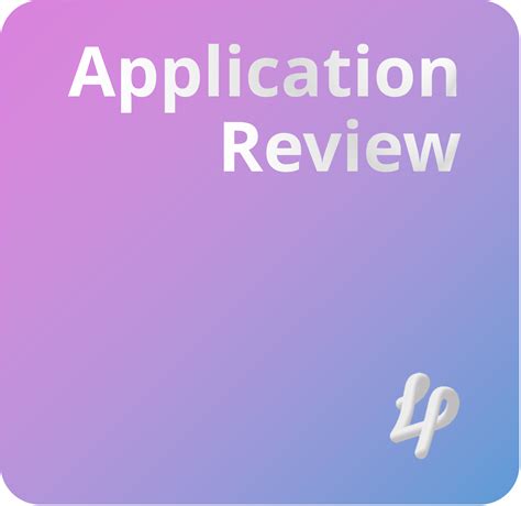 Application Form Review