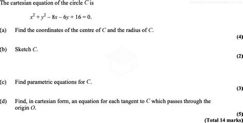 Parametric Curves Questions Revisely