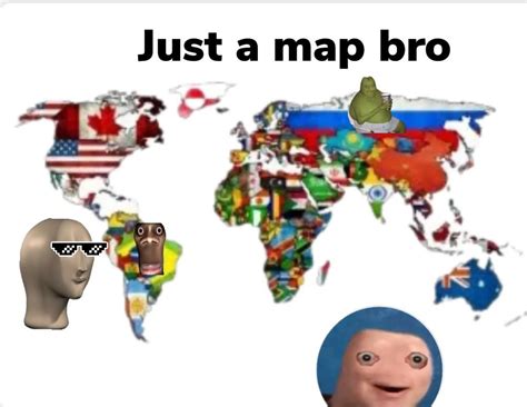 Just A Map Yall R Caca Georgerphy