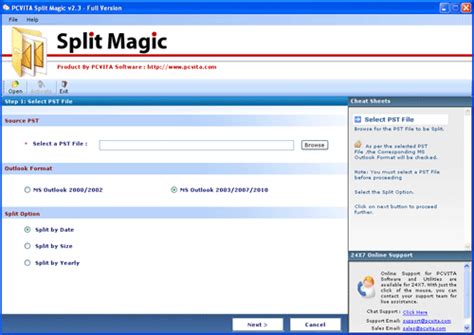 Download Split Large Pst File