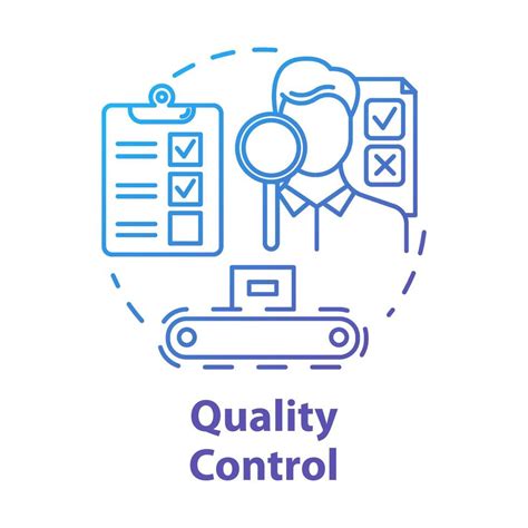 Quality Control Concept Icon 3485613 Vector Art At Vecteezy