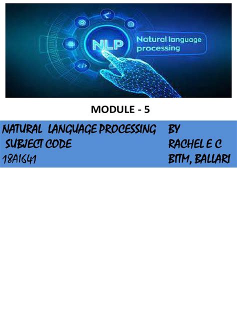 Nlp Module 5 Pdf Search Engine Indexing Information Retrieval