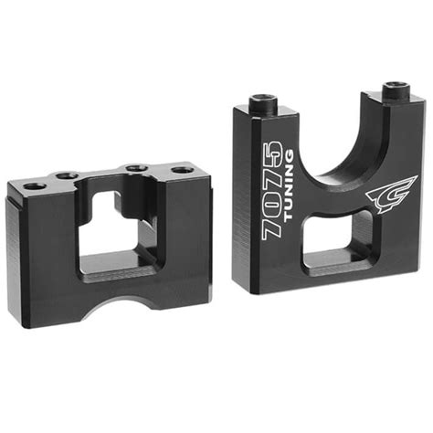 Corally Center Diff Bulkhead Swiss Made T Black Piece Set