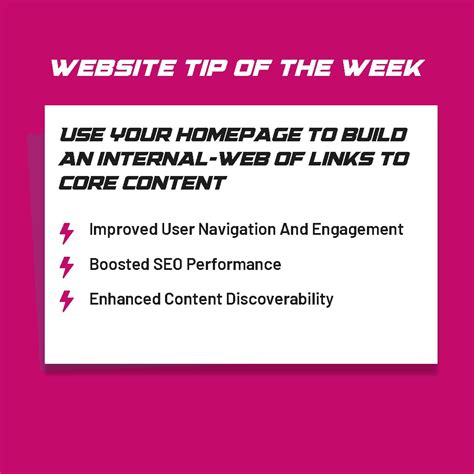 Dorset Tech On Linkedin 🌟website Tip Of The Week🌟 Use Your Homepage To Build An Internal Web
