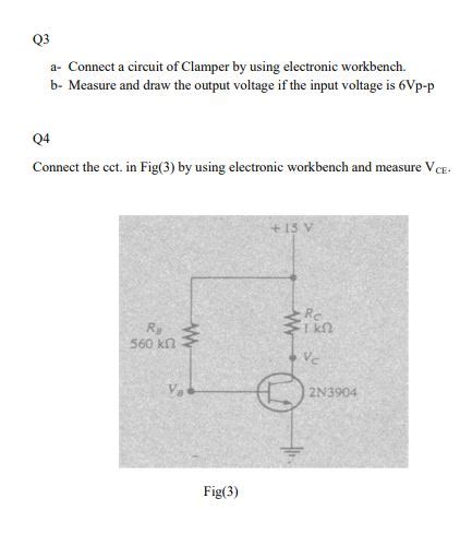 Solved Q A Connect A Circuit Of Clamper By Using Chegg
