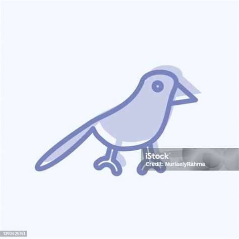 아이콘 참새 봄 기호에 적합합니다 두 가지 톤 스타일 편집 가능한 간단한 디자인 디자인 템플릿 벡터 간단한 기호 그림 검은색에 대한 스톡 벡터 아트 및 기타 이미지 Istock