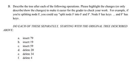 Solved Consider The Following B Tree The Structure Is