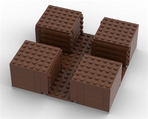 Lego Moc 4 Way Intersection By Thetanker Rebrickable Build With Lego