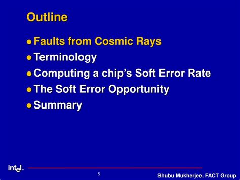 Ppt Radiation Induced Soft Errors An Architectural Perspective Powerpoint Presentation Id