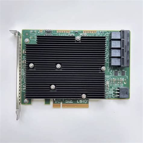 PCI E 3 0 HBA IT Mode SAS Host Bus Adapter LSI 9300 16i 12Gb S Disk Array Card Used Shopee