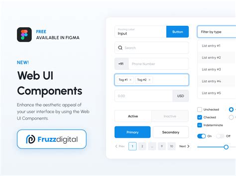 Web Ui Components By Fruzzdigital On Dribbble