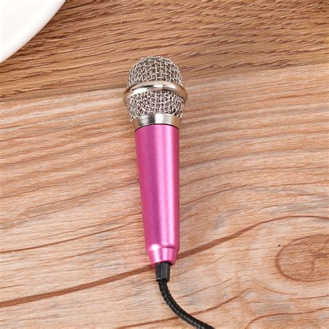 Feltechelectr 1set Tiny Mic Mini Handheld Microphone With Dynamic Sound