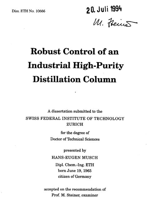 pdf a rigorous dynamic model of distillation columns dokumen tips