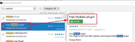 Idea 工具安装一个 Mybatis 的插件 Free Mybatis Pluginidea202012 Free Mybatis Plugin 下载 Csdn博客