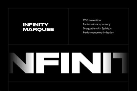 Infinity Loop Marquee Webflow